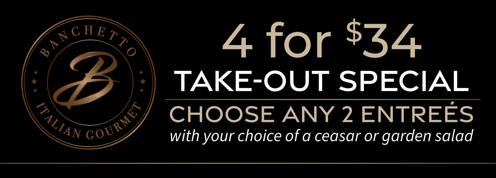 Banchetto Menu Selections